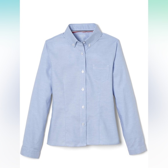 French Toast | Shirts & Tops | French Toast Girls Blue Collar Button ...